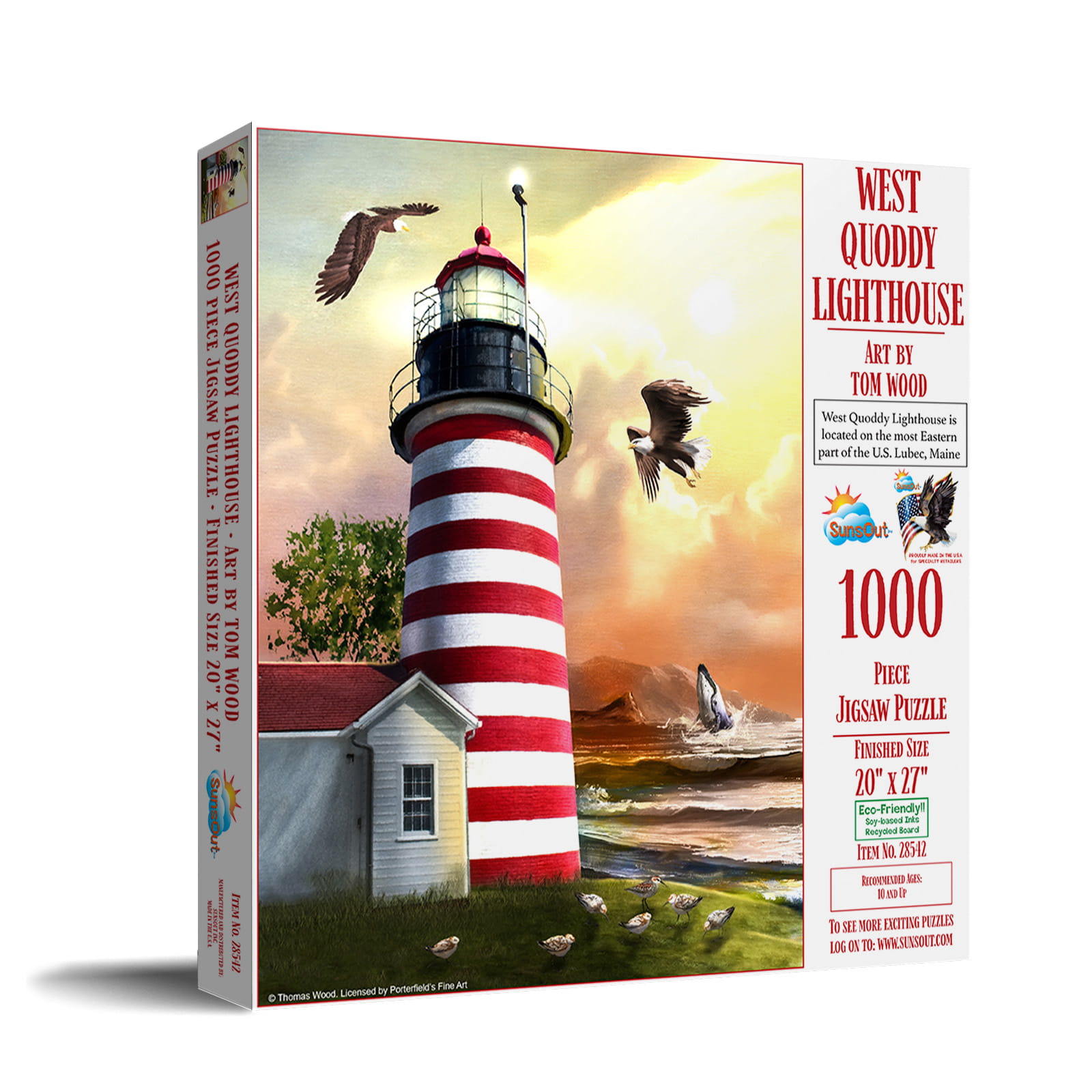 SunsOut 1000 - West Quoddy Lighthouse puzzleland